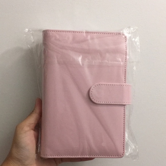 Accessories | Light Pink A6 Binder Budget Planner With 6 Pocket ...